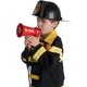 Dress-Up-America Firefighter Megaphone Mic For Kids - Red Fireman Mega ...
