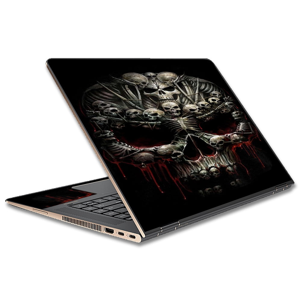 Skins Decals For Hp Spectre X360 15T Laptop Vinyl Wrap / Skulls Inside ...