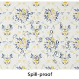 French Country Oval Tablecloth, Floral Oval Tablecloth, Indoor/Outdoor ...