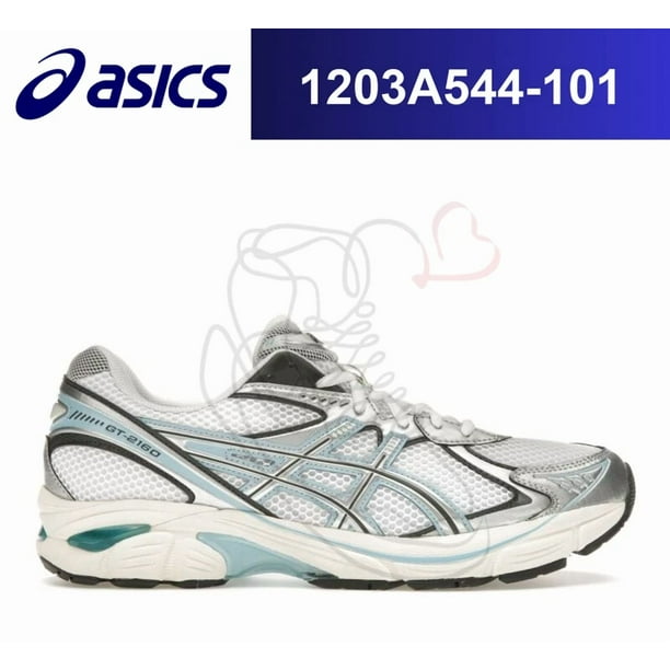 Asics GT-2160 White Pure Silver 1203A544-101 Men's | Walmart en línea