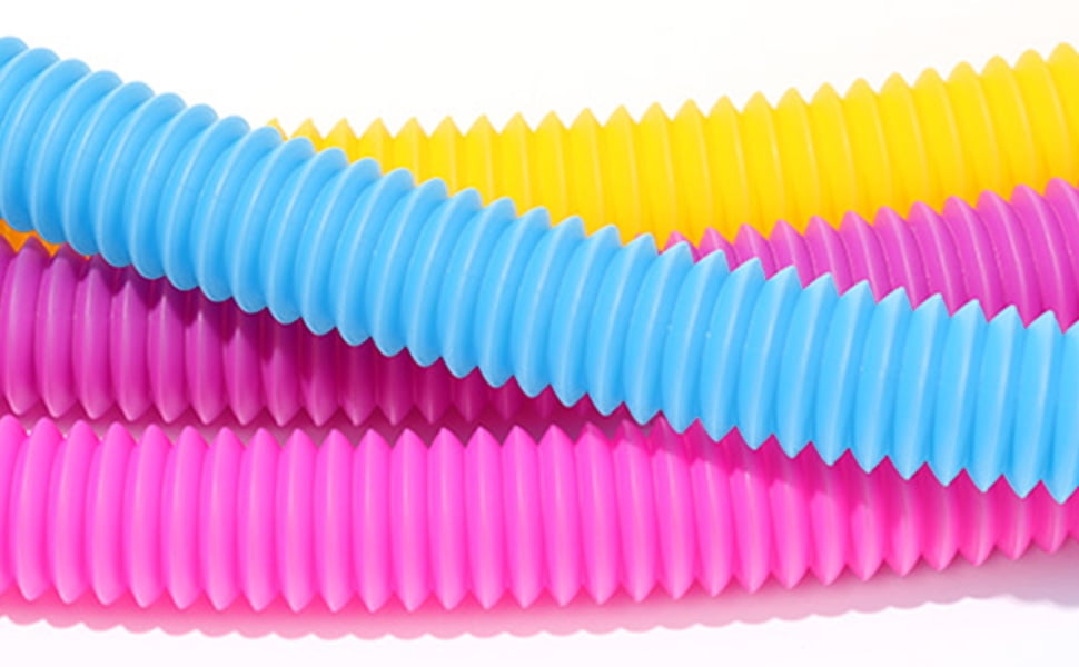 Buy Hands DIY Pop Tube Toys Sensory Plastic Stretch Pipe Decompression ...