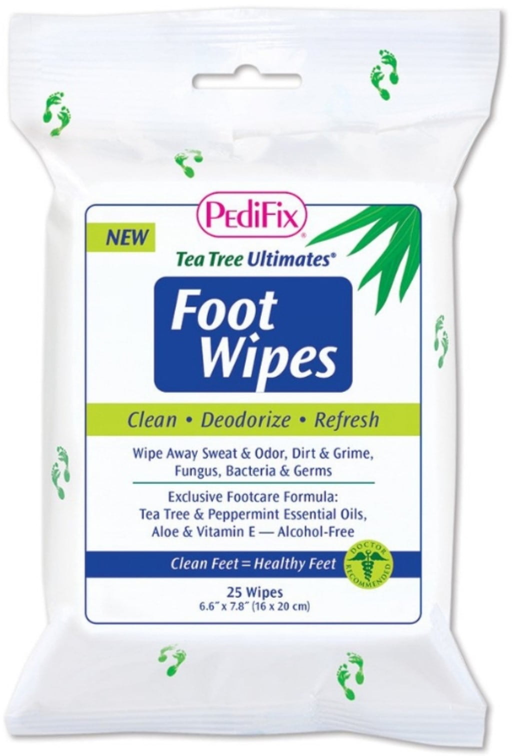 PediFix Tea Tree Foot Wipes, 25 ea - Walmart.com