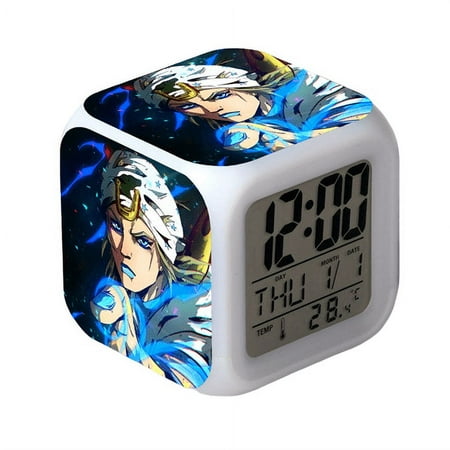 SAYDY Anime Alarm Clock One Piece LED Square Clock Digital Alarm Clock ...