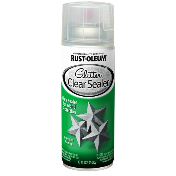 Clear Sealer, Rust-Oleum Specialty Glitter Spray Paint-267736, 10.25 oz ...