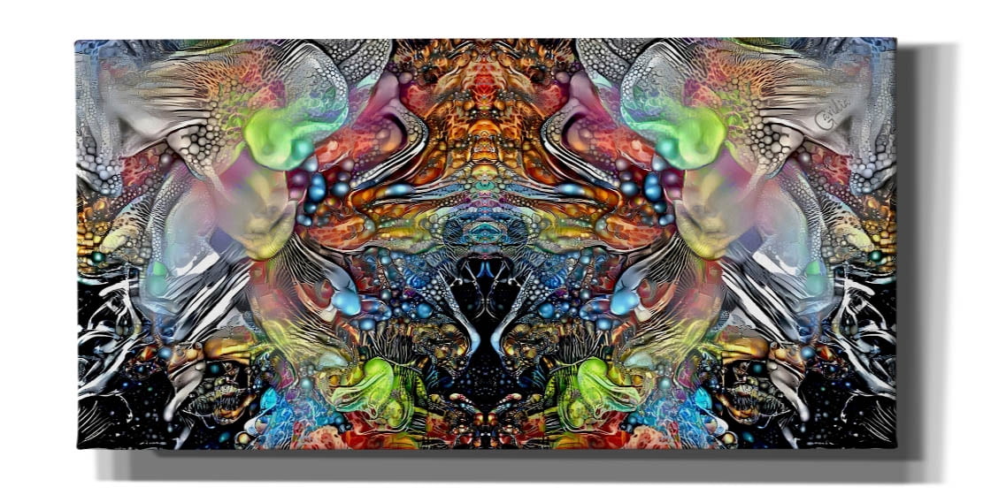 Epic Graffiti 'Transcend' by Pedro Gavidia, Canvas Wall Art, 40"x20 ...