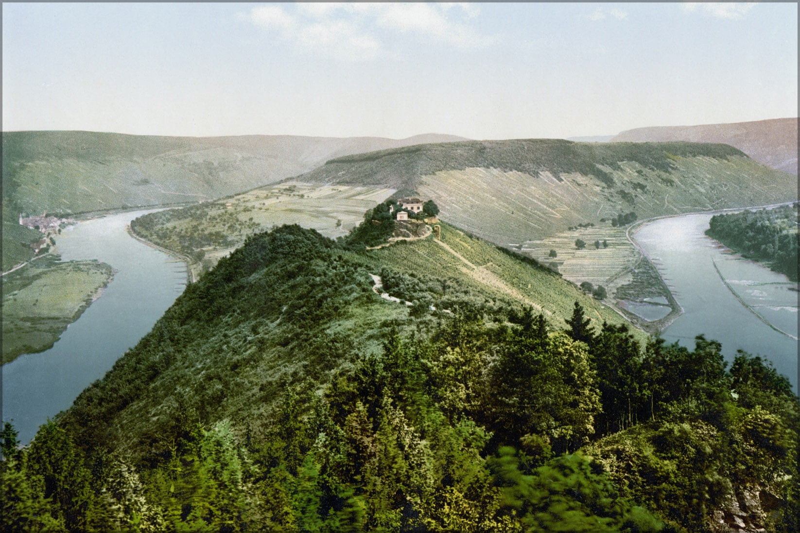 24"x36" Gallery Poster, Marienburg Mosel 1900 - Walmart.com