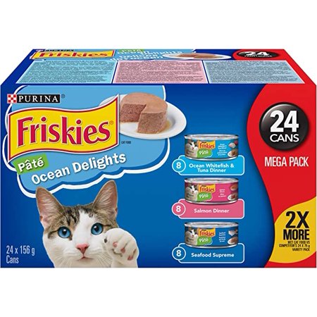 Purina® Friskies® Ocean Delights Cat Food Variety Pack 24–156g Cans ...