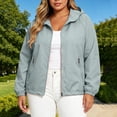 APEXFWDT Plus Size Sun Protection Jacket Women UPF 50+ Lightweight ...