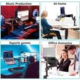 WALI Laptop Mount, Premium Spring Desk Mount with Tray Fits 10-15.6 ...