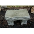 Athena Outdoor Garden Cast Stone Concrete Granite Bench - Walmart.com