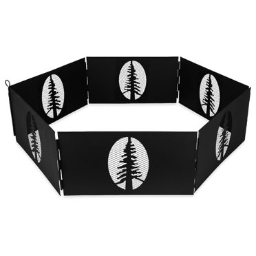 Camco Heavy Duty Steel Campfire Ring - 27" Wide with Hinged ...