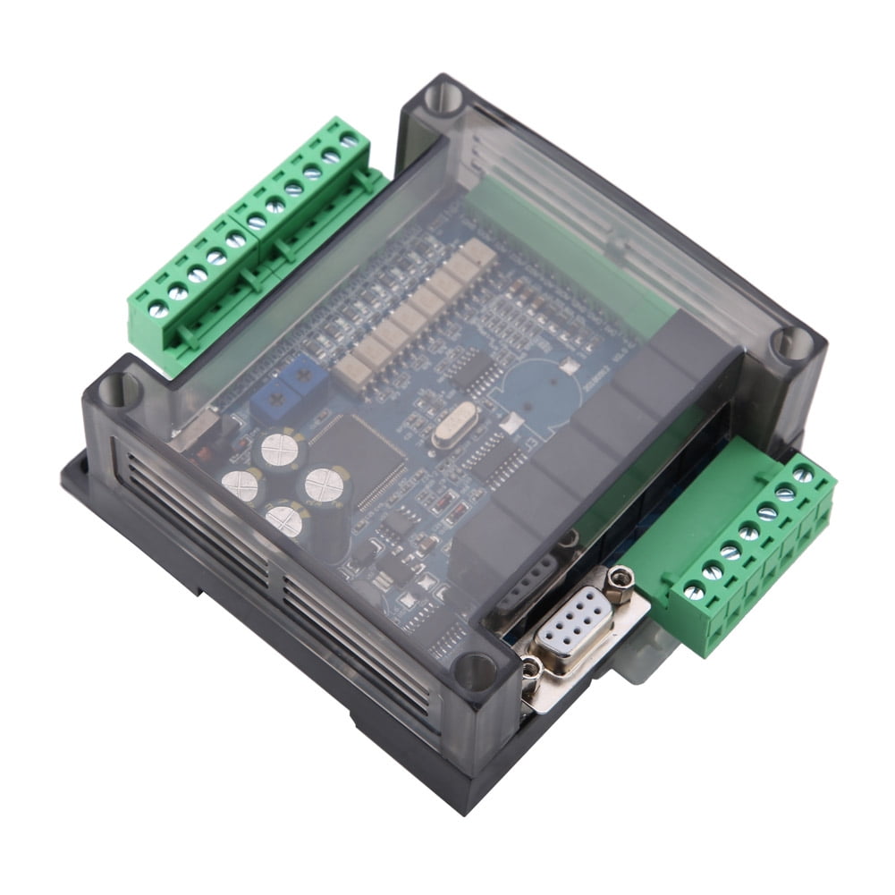 Controlador Programable PLC, DC24V Controlador Lógico Programable de Control PLC FX3U-14MR 8 ...