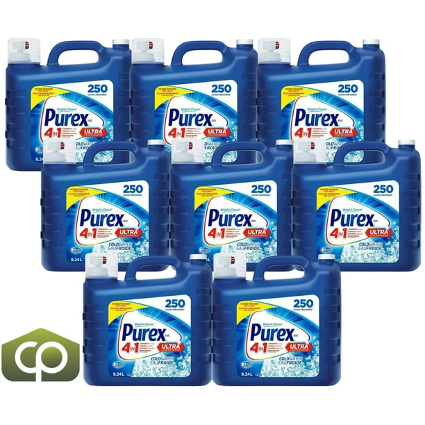 Purex Cold Water Ultra Concentrated Laundry Detergent - 250 Wash Loads ...