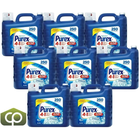 Purex Cold Water Ultra Concentrated Laundry Detergent - 250 Wash Loads ...
