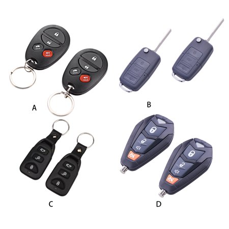 Car Door Remote Control Central Keyless Lock with LED Trunk Electronic ...
