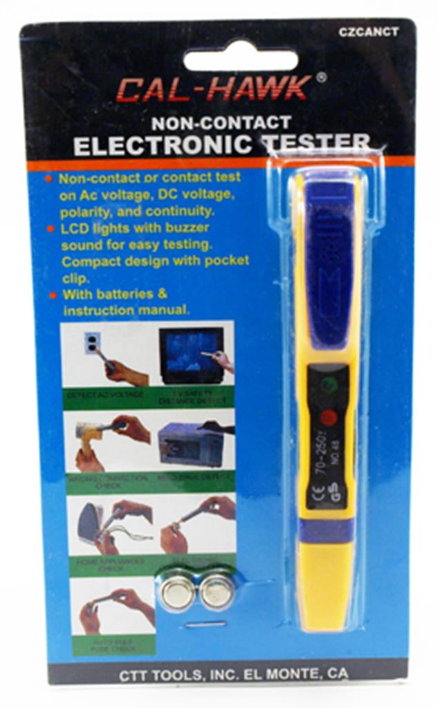 "Cal Hawk Tools Non-Contact Electronic Tester" - Walmart.com
