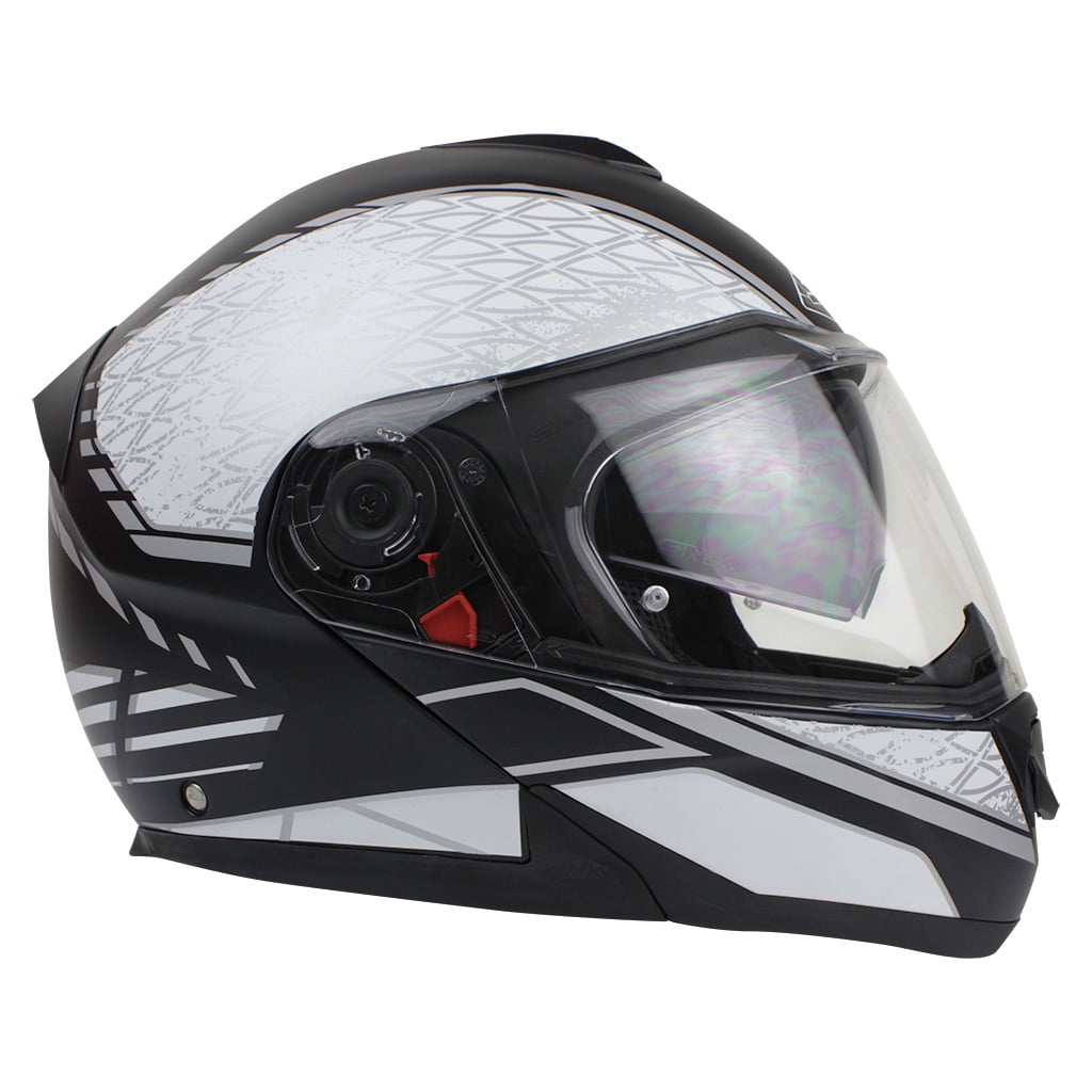 CASCO SMK GLIDE BASIC NEGRO/BLANCO MATE SIGN MA216 XL ABATIB SMK GLIDE ...