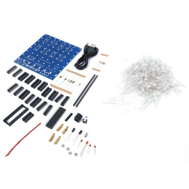 DIY Square LED Kit,8x8x8 LED Electronic DIY LED Electronic Kits ...