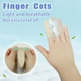 EvridWear Premium Cotton Finger Cots, reusable Toe Thumb Protector (S/M ...