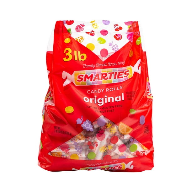 Smarties Original Candy Rolls, 3 Lb - Walmart.com - Walmart.com