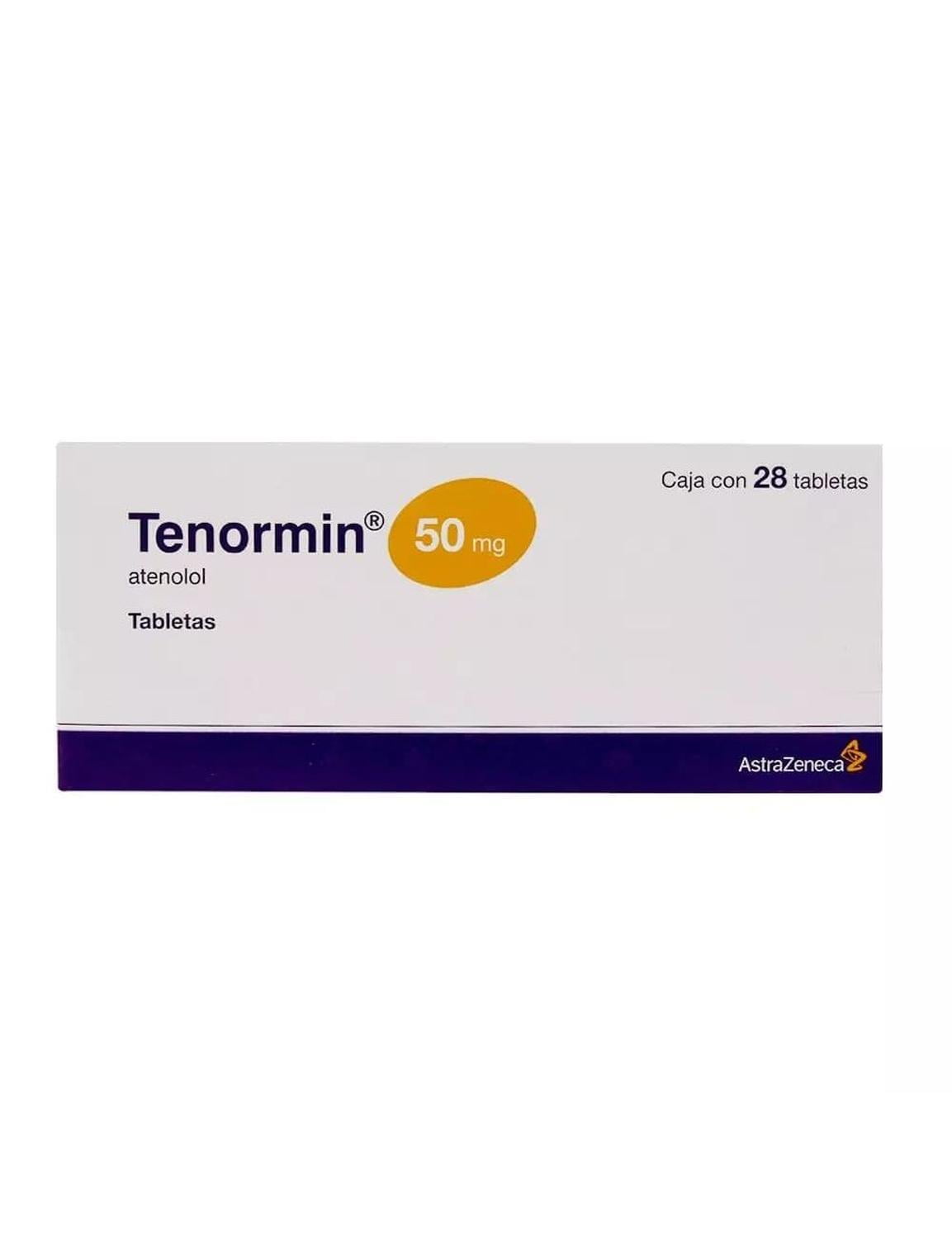 Tenormin 50 mg Caja Con 28 Tabletas Astrazeneca CAJA | Walmart en línea