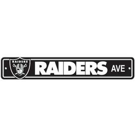 Oakland Raiders Ave Street Sign 4"x24" NFL Football Team Logo Avenue ...