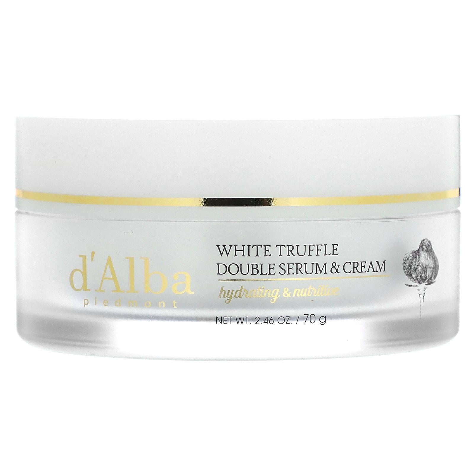 White Truffle Double Serum & Cream, 2.46 oz (70 g), d'Alba - Walmart.com