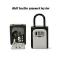 Key Lock Box , Wall Mounted Aluminum Alloy Key Safe Box Weatherproof 4 ... Key Lock Box , Wall Mounted Aluminum Alloy Key Safe Box Weatherproof 4 ...
