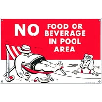 Poolmaster "Our Pool Rules" Animation Sign for Residential or ...