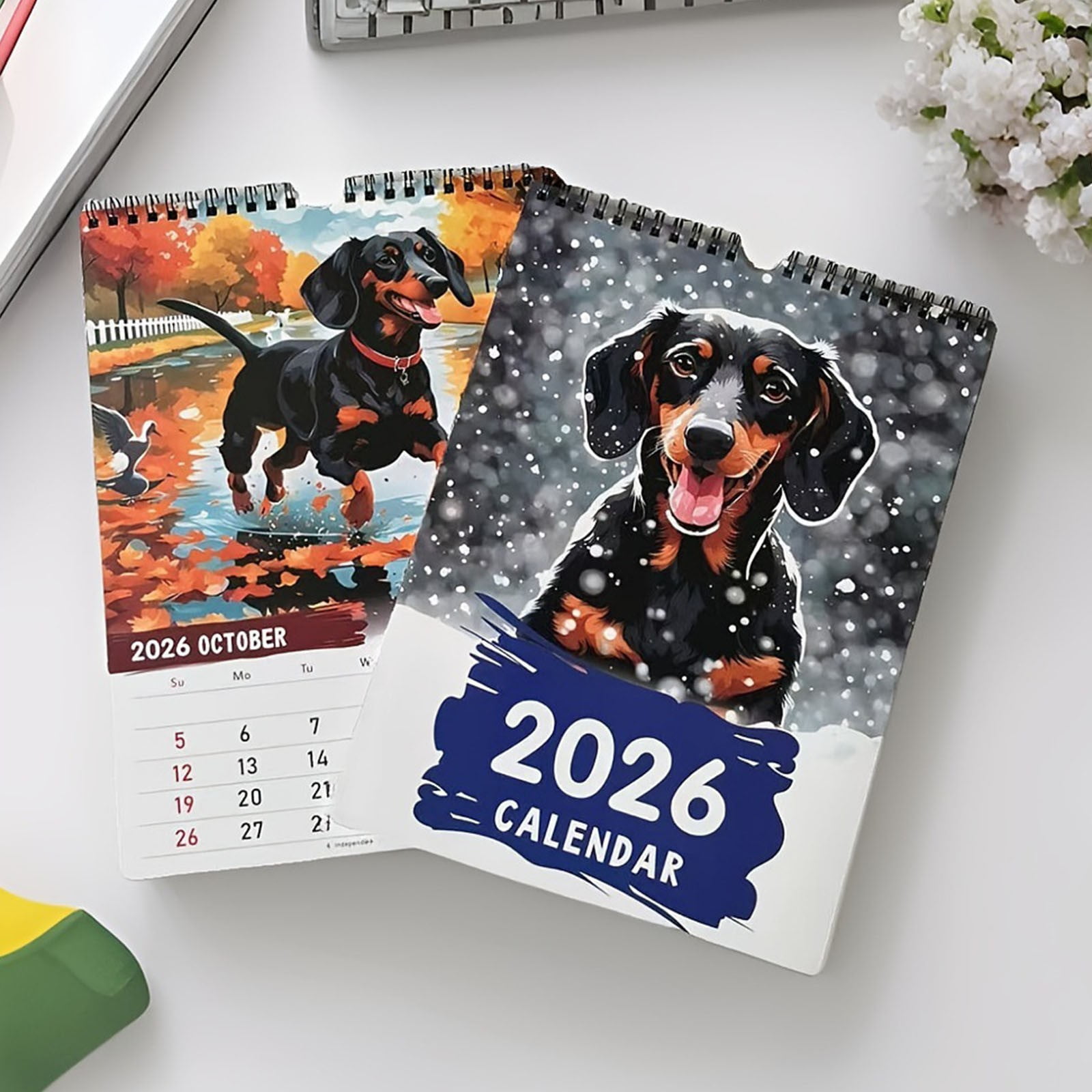 Click here for Qiweii 2026 Dachshund Wall Calendar  Cute Wiener D... prices