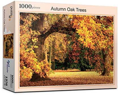 Autumn Oak Tree, a 1000-piece Puzzle by Puzzlelife - Walmart.com