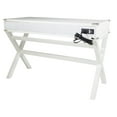 Wellington 46" Desk with Power in White Finish - Walmart.com