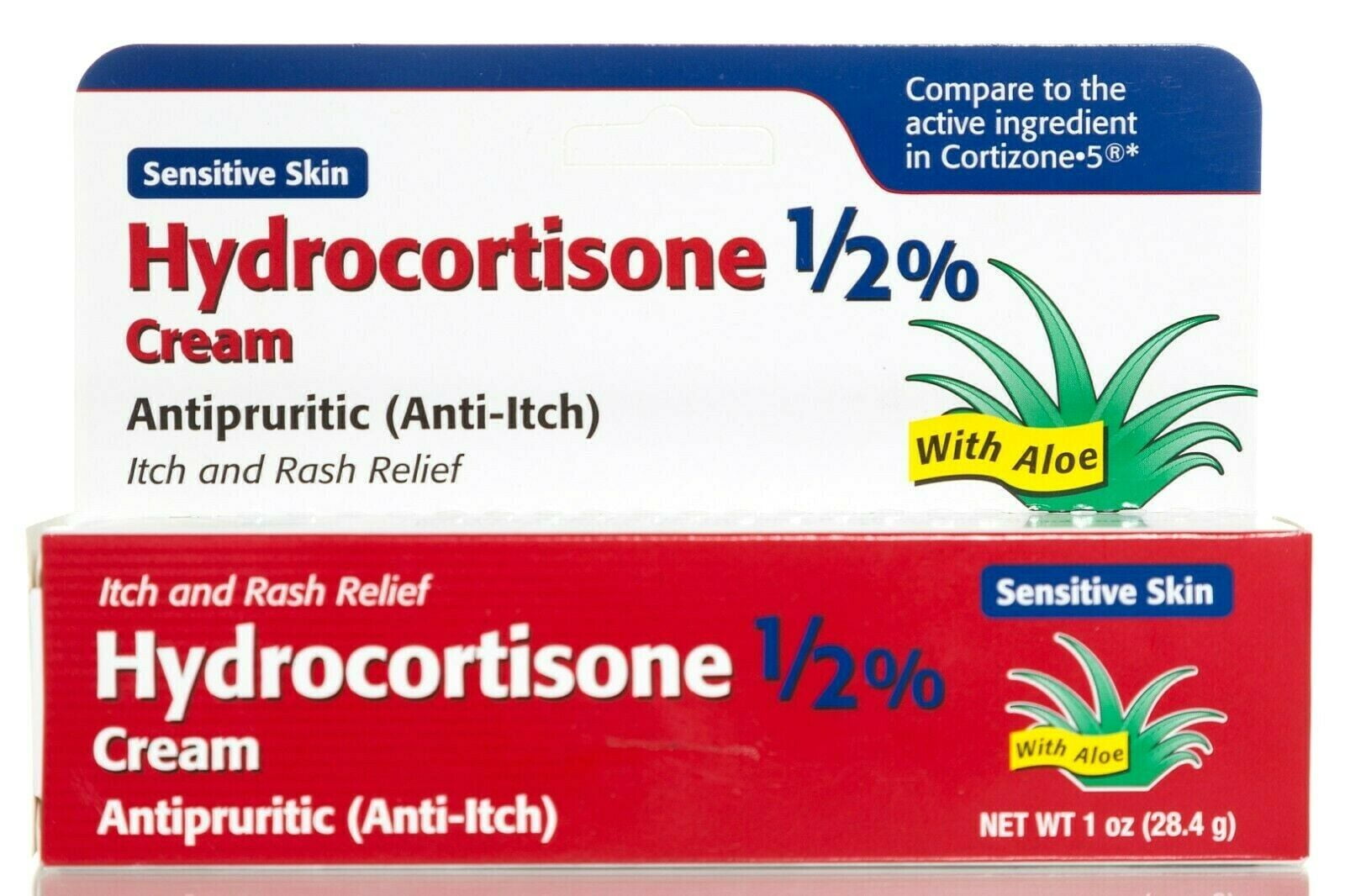 Mckesson Taro Sensitive Skin Anti-itch Hydrocortisone W/aloe Cream 0.5 ...