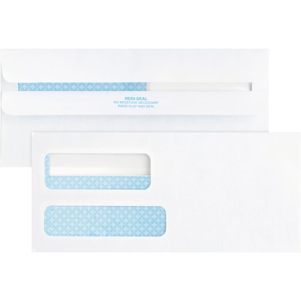 Business Source, BSN36681, No. 9 Double Window Invoice Envelopes, 500 ...
