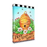 Trademark Fine Art 'Bee Hive Home' Canvas Art by Melinda Hipsher ...