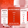 Glyco Thrive Blood Support Pills Advanced Formula Vitamin Supplement GlycoThrive 60 Capsules ...