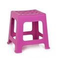 Mintra Home Light Duty Plastic Stools (12.5in Height, 2 Pack) - Walmart.com