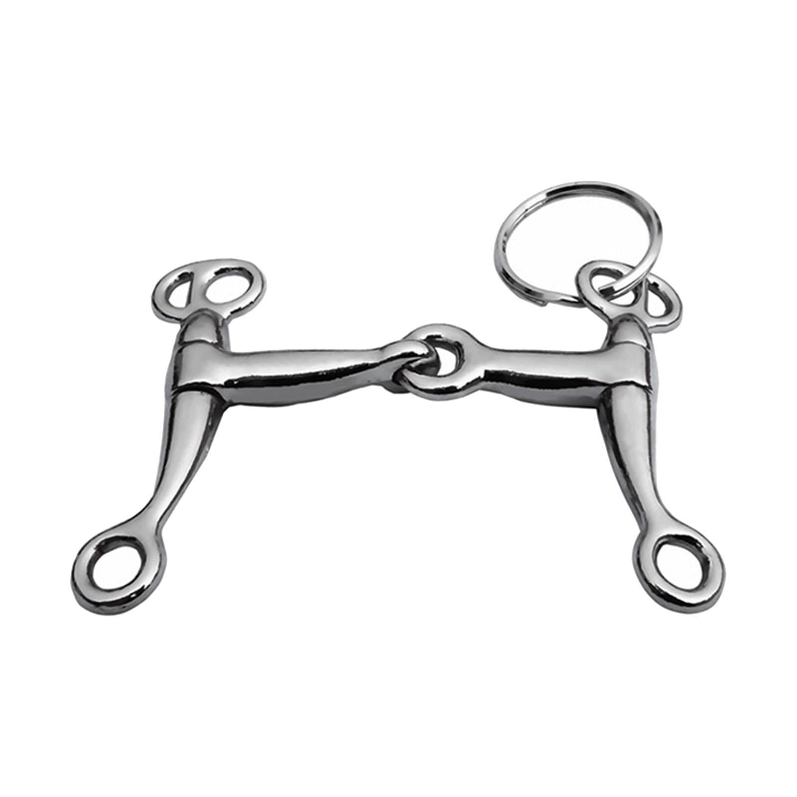 Click here for Bunblic Charm Alloy Horse Bit Keychain Portable Ho... prices