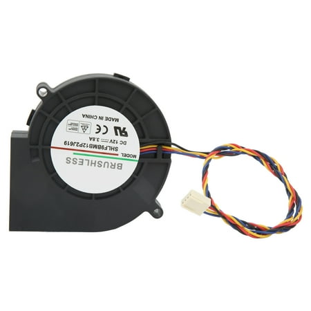Brushless Cooling Fan, 7000RPM DC 12V Centrifugal Blower Multipurpose ...