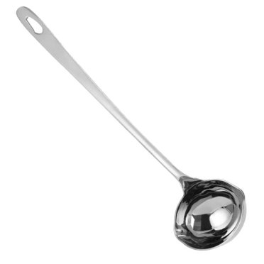 Hvanam Kitchen Soup Ladle 304 Stainless Steel Punch Metal Luminous ...