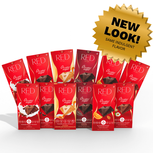 RED Chocolate 12 Bar Variety Pack - Walmart.com