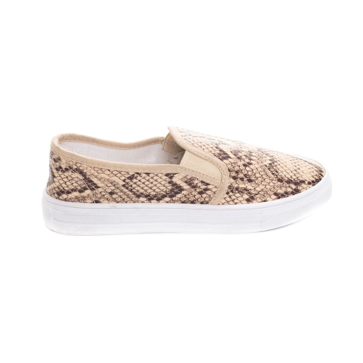 Soho Shoes Women's Slip On Fashion Snake Textile Sneakers - Walmart.com