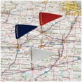 Gem Office Products, GEMMF375, Triangular Map Flags, 75 / Box, White ...