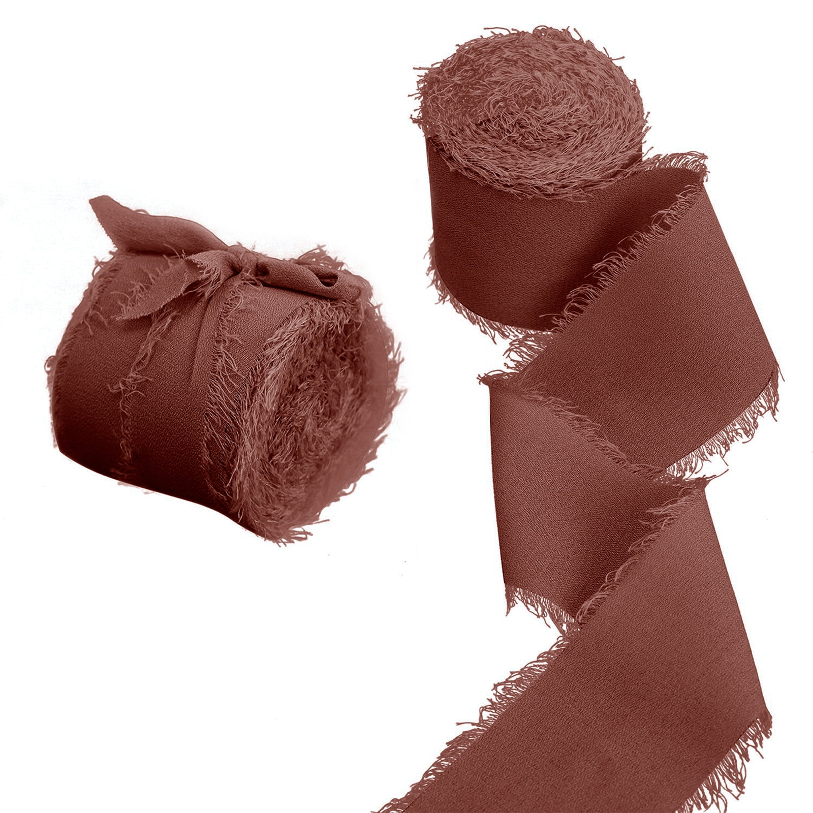 Chiffon Ribbon 1.5 inch x 5 Yard Handmade Silk Ribbon, Chiffon Ribbon ...