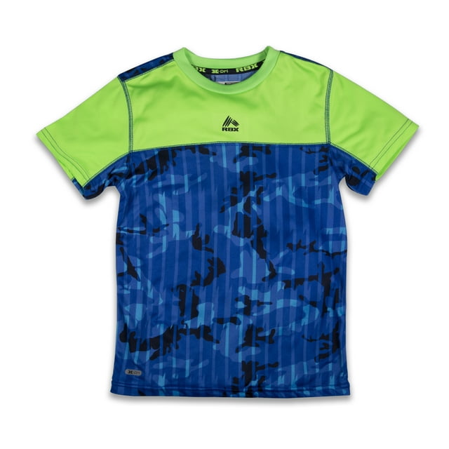 RBX Active Boy's Short Sleeve Performance T-Shirt with Graphic ...