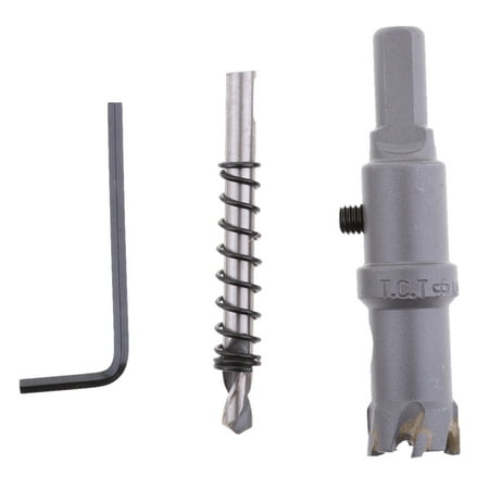 Carbide Stainless Steel Drill Bit Metal Mirror Cutter 18mm - Walmart.ca