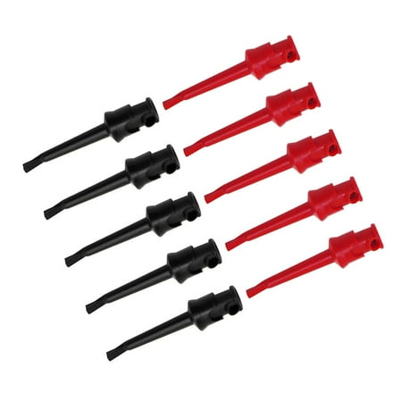 10 Pieces Multimeter Test Probe Hooks Clips Grabber For Electrical Test ...