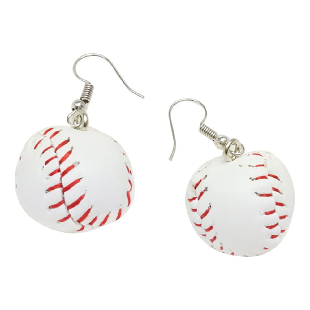 Click here for Har Adhesive 1 Pair 3d Baseball Earrings Ball Earr... prices