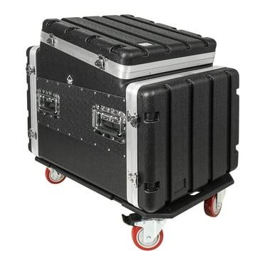 Sound Town Shock Mount 8U ATA Rack Case with 21 Rackable Depth, 11U ...
