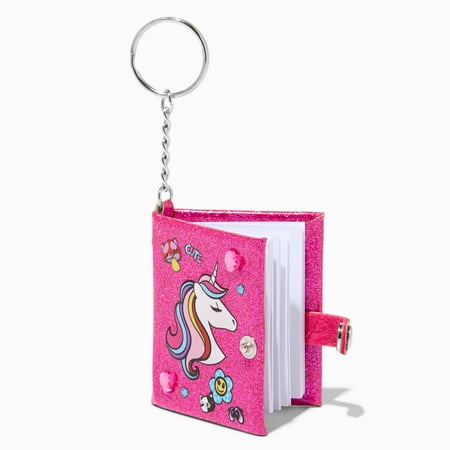 Claire's Y2K Unicorn Mini Diary Keychain | Pink | Walmart Canada